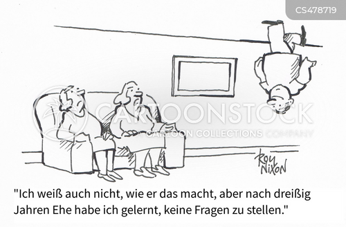 Cartoons und Karikaturen mit Erfolgreiche Ehen