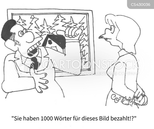Cartoons und Karikaturen mit Ein Bild Sagt Mehr Als Tausend Worte