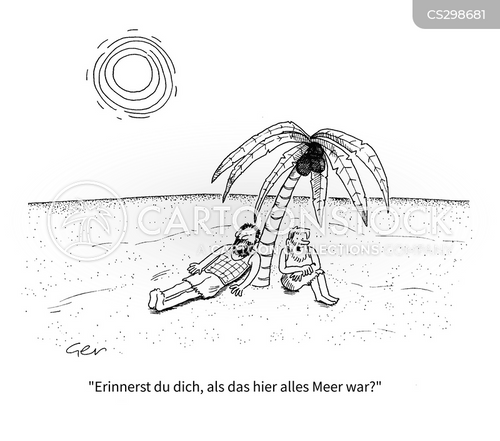Cartoons und Karikaturen mit Einsame Inseln