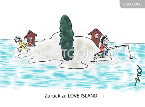 Cartoons und Karikaturen mit Einsame Insel