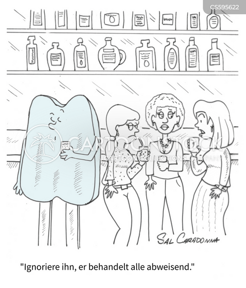 Cartoons und Karikaturen mit Ignorieren