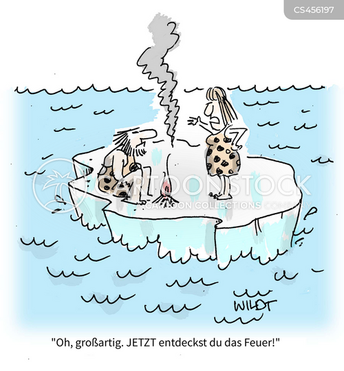 Cartoons und Karikaturen mit Entdeckung Und Erfindungsreichtum