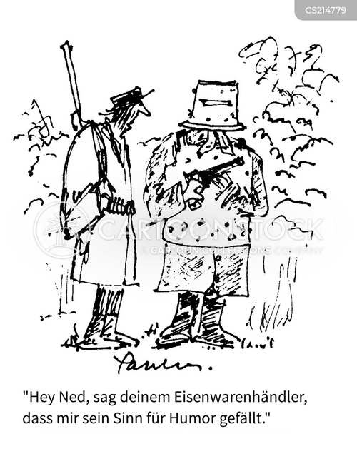 Cartoons und Karikaturen mit Ned Kelly
