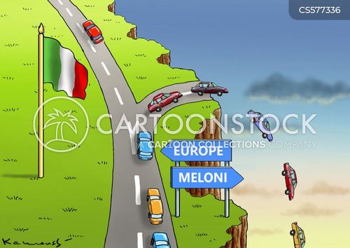 Giorgia Meloni Cartoons and Comics - funny pictures from CartoonStock