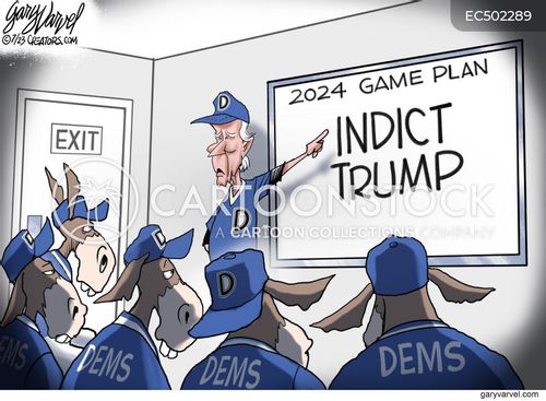 Political Game Plan Cartoons and Comics - funny pictures from CartoonStock