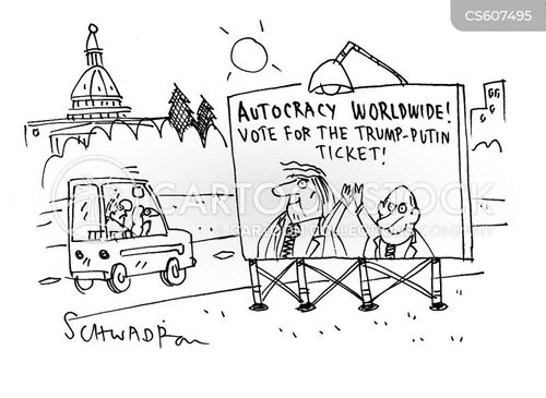 Putin-trump Alliance Cartoons and Comics - funny pictures from CartoonStock