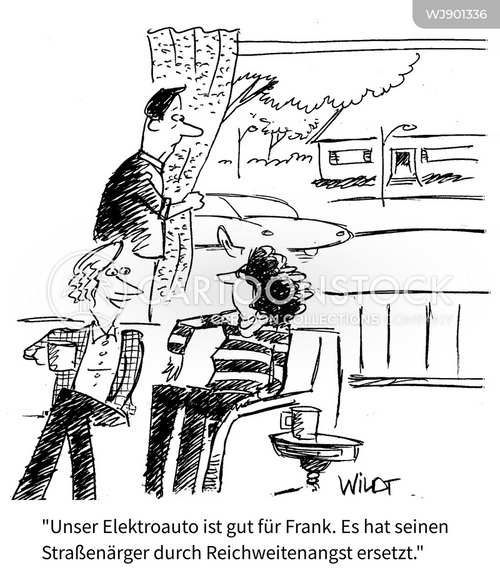Cartoons und Karikaturen mit Elektro