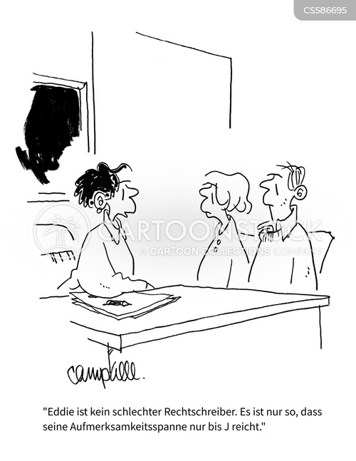 Cartoons und Karikaturen mit Elternabend