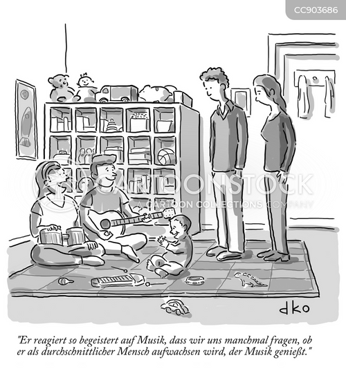 Cartoons und Karikaturen mit Fürsorgliche Eltern