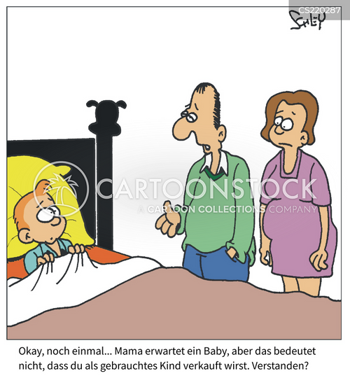 Cartoons und Karikaturen mit Baldige Eltern