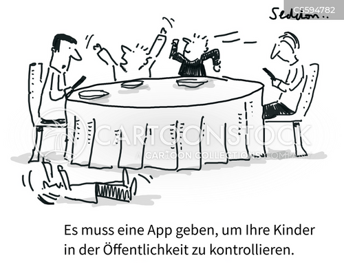Cartoons und Karikaturen mit Disziplinierungsstrategien