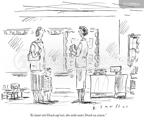 Cartoons und Karikaturen mit Elternabend