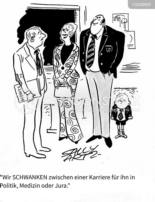 Cartoons und Karikaturen mit Elternabend