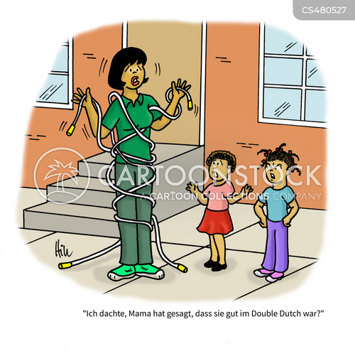 Cartoons und Karikaturen mit Double-dutch