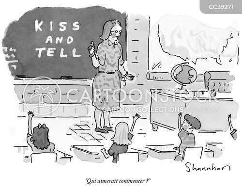 Dessins humoristique et caricaturés avec Embrasser Et Raconter