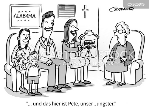 Cartoons und Karikaturen mit Embryonen Als Kinder