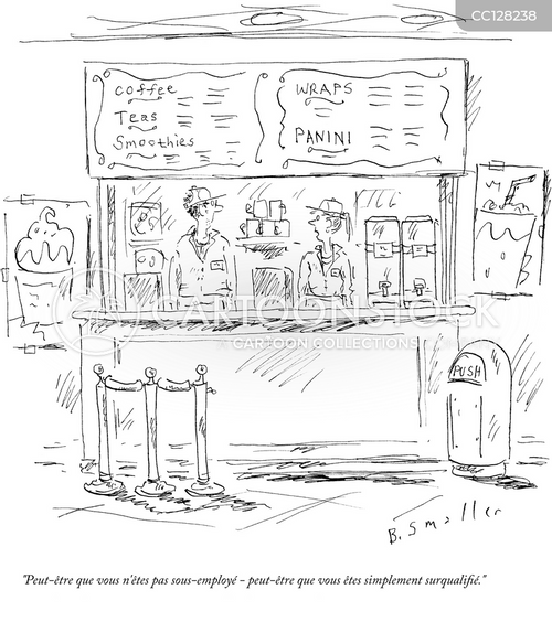 Dessins humoristique et caricaturés avec Restauration Et Hôtellerie