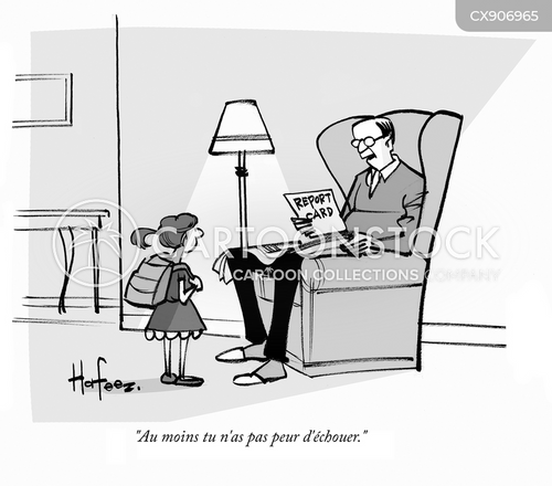 Dessins humoristique et caricaturés avec Notes Scolaires