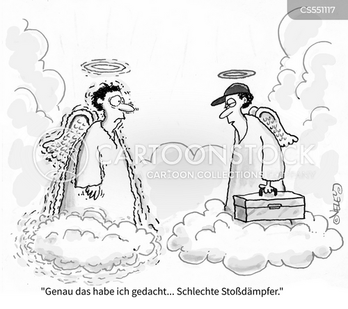 Cartoons und Karikaturen mit Schock