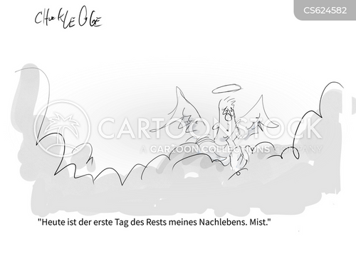 Cartoons und Karikaturen mit Nach-leben