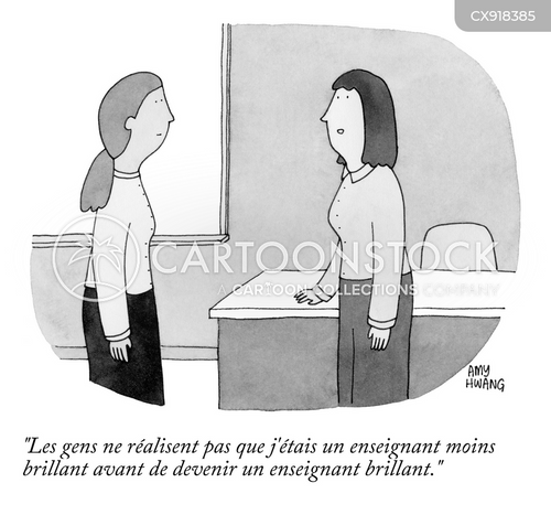 Dessins humoristique et caricaturés avec Enseignant De Religion