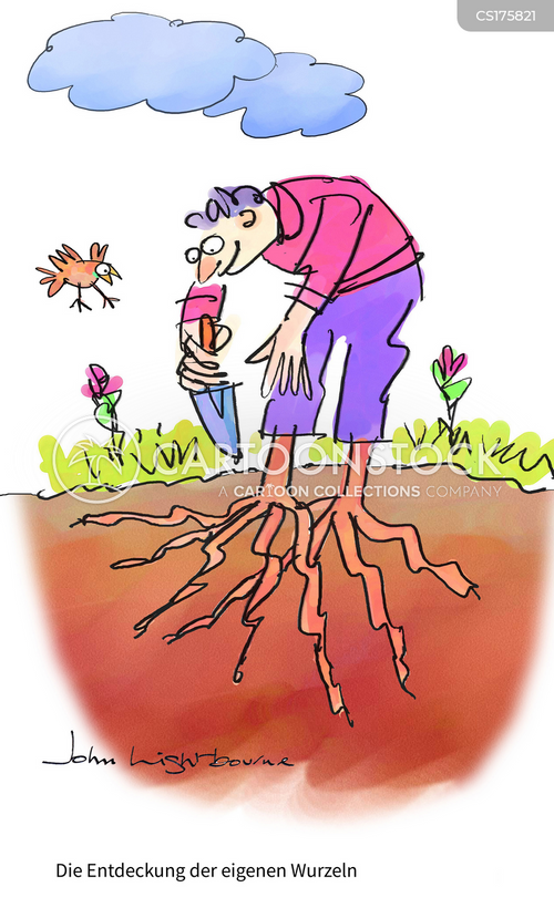 Cartoons und Karikaturen mit Entdeckend