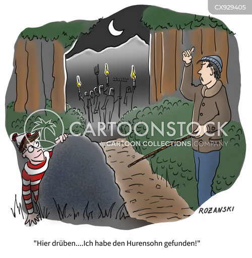 Cartoons und Karikaturen mit Jemanden Suchen