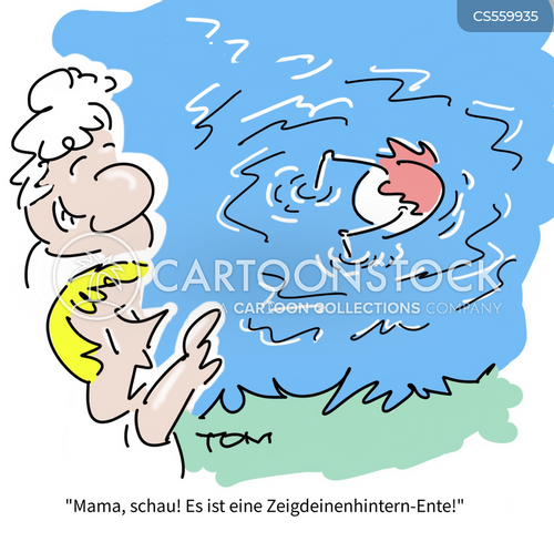 Cartoons und Karikaturen mit Ente