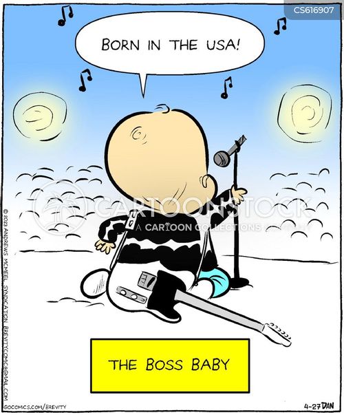 Springsteen Cartoons and Comics - funny pictures from CartoonStock