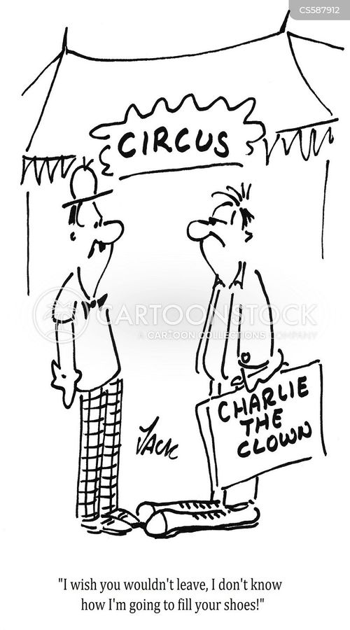 Clown Parade Cartoons and Comics - funny pictures from CartoonStock
