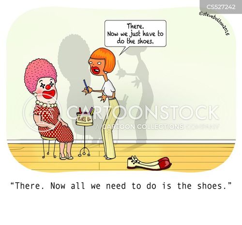 Oversized Clown Shoes Cartoons and Comics - funny pictures from ...
