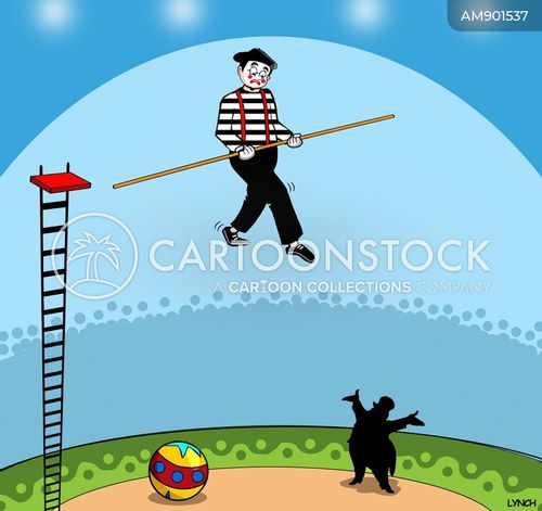 High Wire Cartoons and Comics - funny pictures from CartoonStock