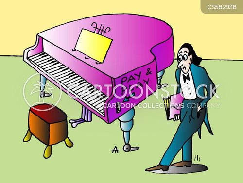 Piano Recital Cartoons and Comics - funny pictures from CartoonStock