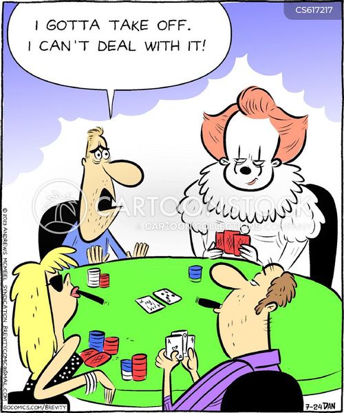 Fear At Poker Table Cartoons and Comics - funny pictures from CartoonStock
