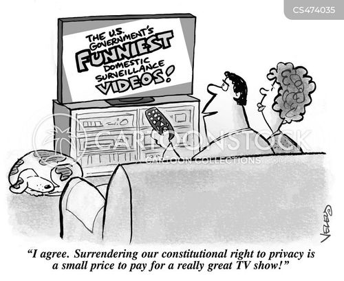 Surveillance Program Cartoons and Comics - funny pictures from CartoonStock