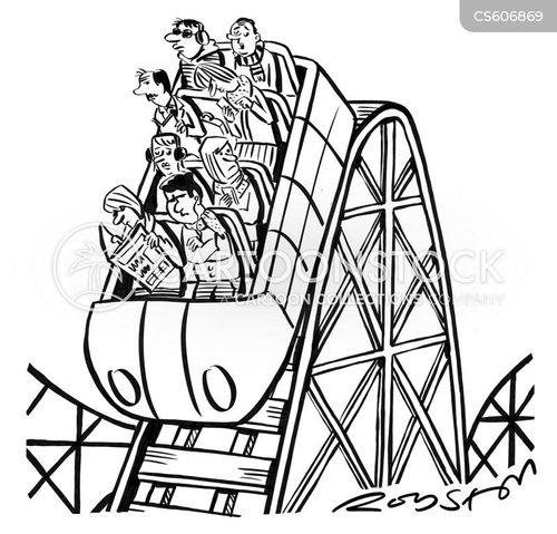 Animated Roller Coaster Drawing