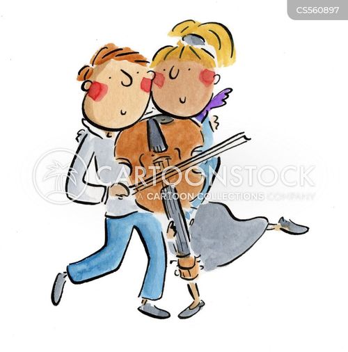 Beloved Duo Cartoons and Comics - funny pictures from CartoonStock