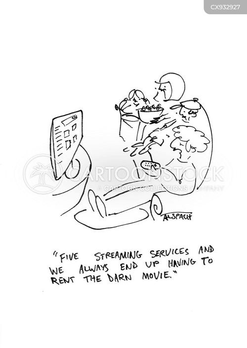 Streaming Cartoons and Comics - funny pictures from CartoonStock