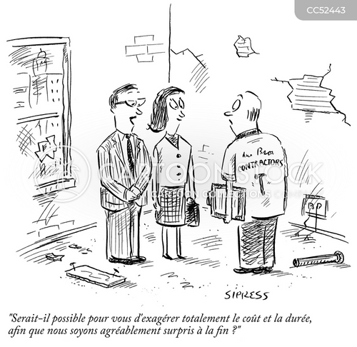 Dessins humoristique et caricaturés avec Projet De Construction