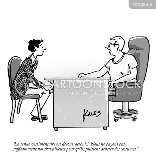 Dessins humoristique et caricaturés avec Embauche Inclusive