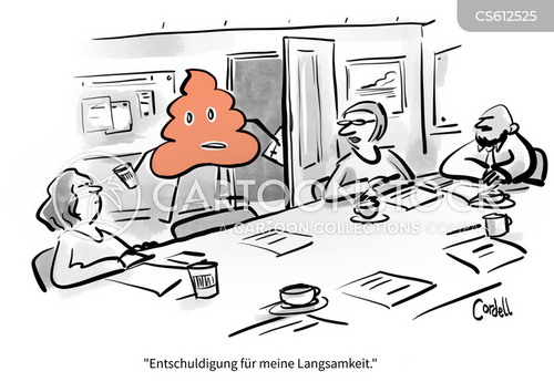 Cartoons und Karikaturen mit Entschuldigungen