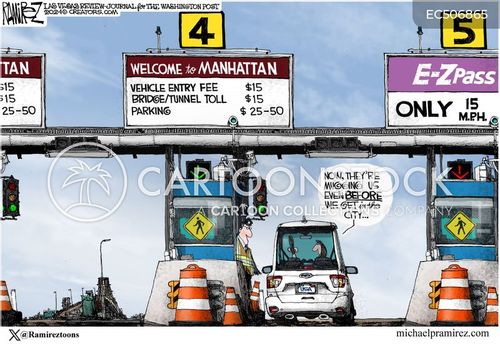 Congestion Tolls Cartoons and Comics - funny pictures from CartoonStock