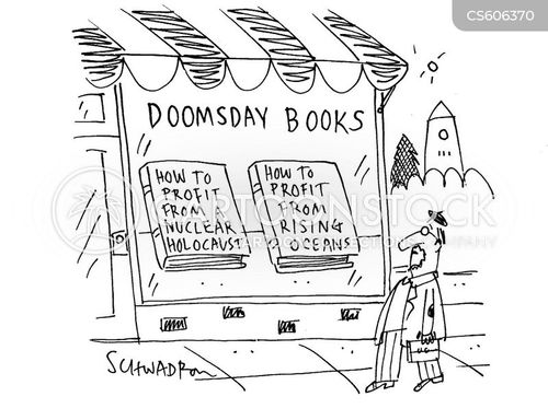 Doomsayer Book Cartoons and Comics - funny pictures from CartoonStock