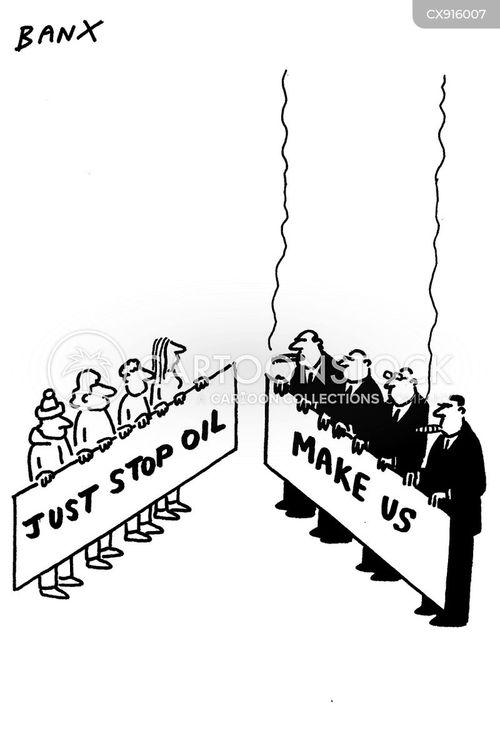 Oil Conservation Cartoons and Comics - funny pictures from CartoonStock