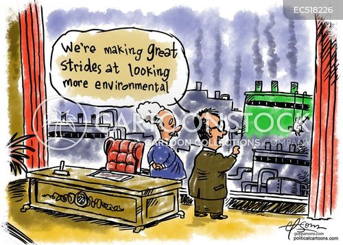 Greenwashing Tactics Cartoons and Comics - funny pictures from CartoonStock
