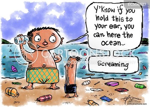 Ocean Pollution Cartoons and Comics - funny pictures from CartoonStock