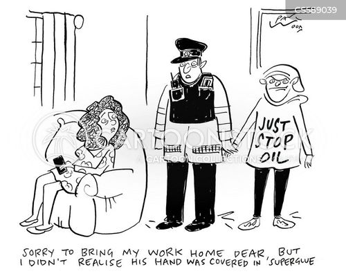 Just Stop Oil Cartoons and Comics - funny pictures from CartoonStock