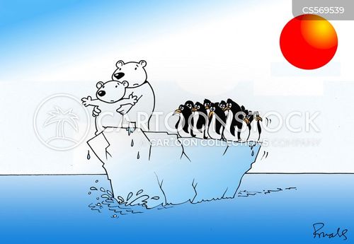 Melting Polar Ice Cartoons and Comics - funny pictures from CartoonStock