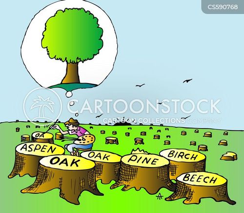 Deforestation Cartoons and Comics - funny pictures from CartoonStock