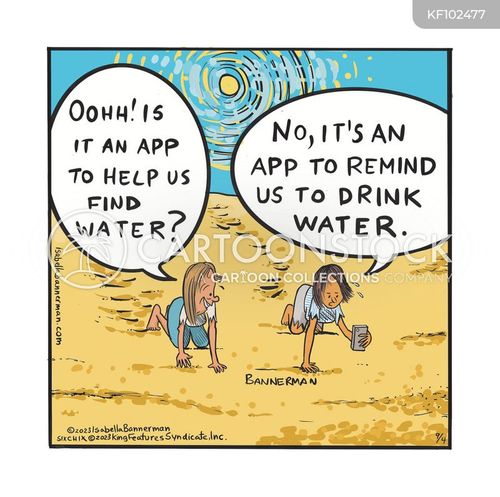 Water Intake Cartoons and Comics - funny pictures from CartoonStock